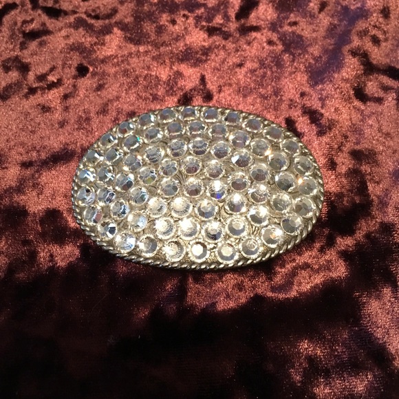 Accessories | Rhinestone Bling Belt Buckle | Poshmark